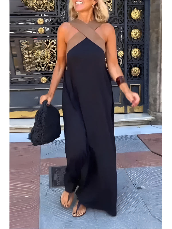 Delphine™ - Elegant Cross-Over Dress – Sinclair Toronto