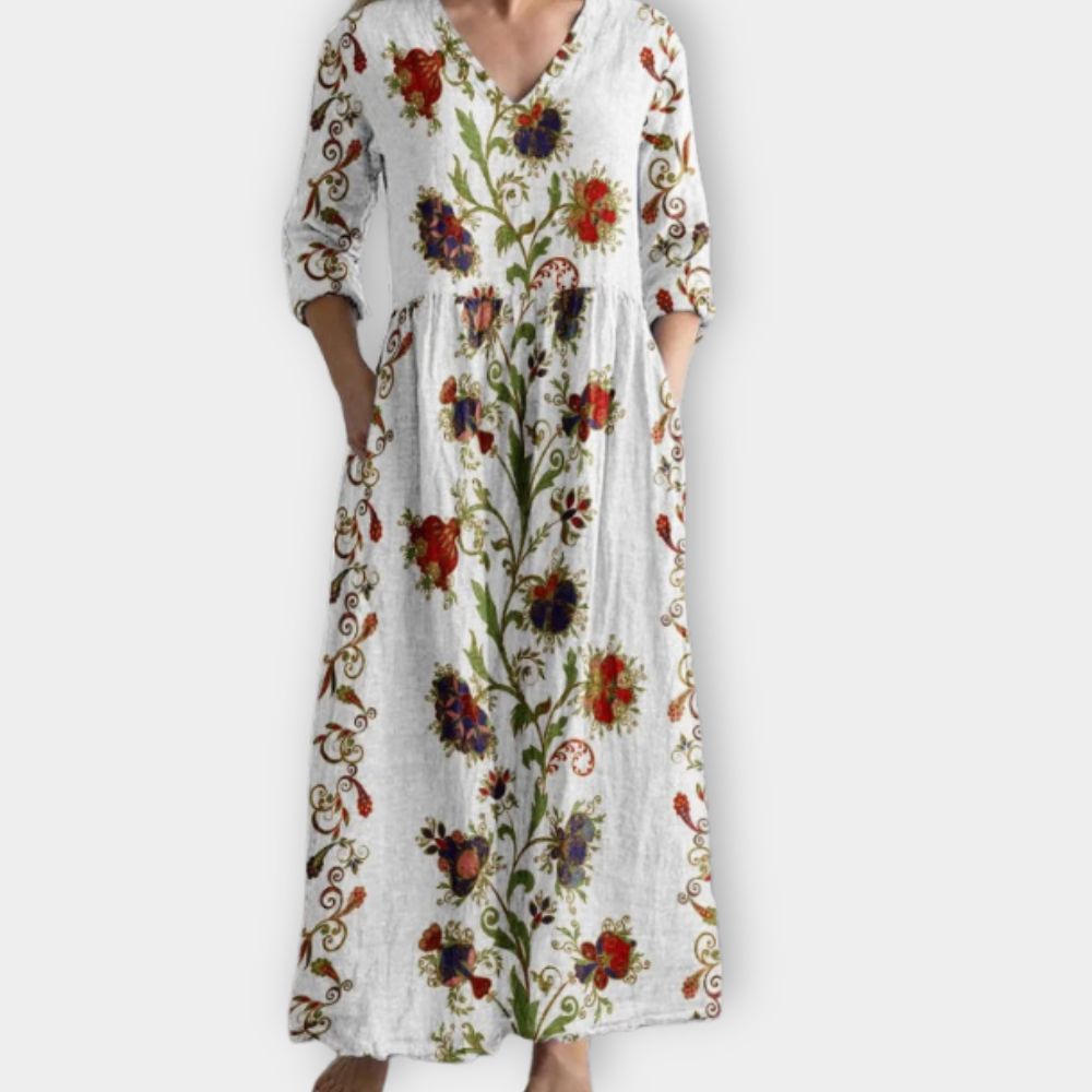 Floriah | Boho Maxi Dress Made of Soft Premium Fabric – Sinclair Toronto
