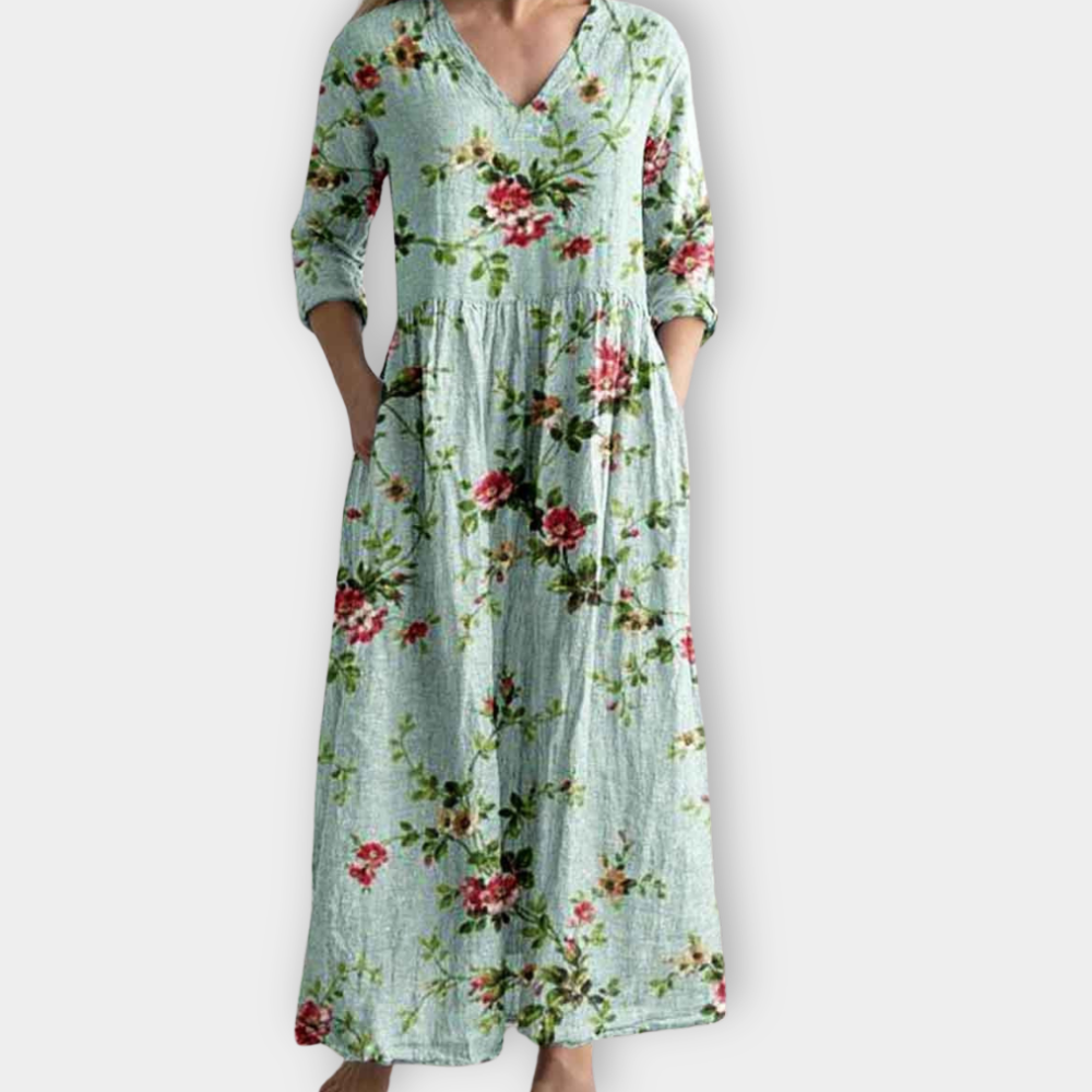Iduna | Boho Maxi Dress Made of Soft Premium Fabric – Sinclair Toronto