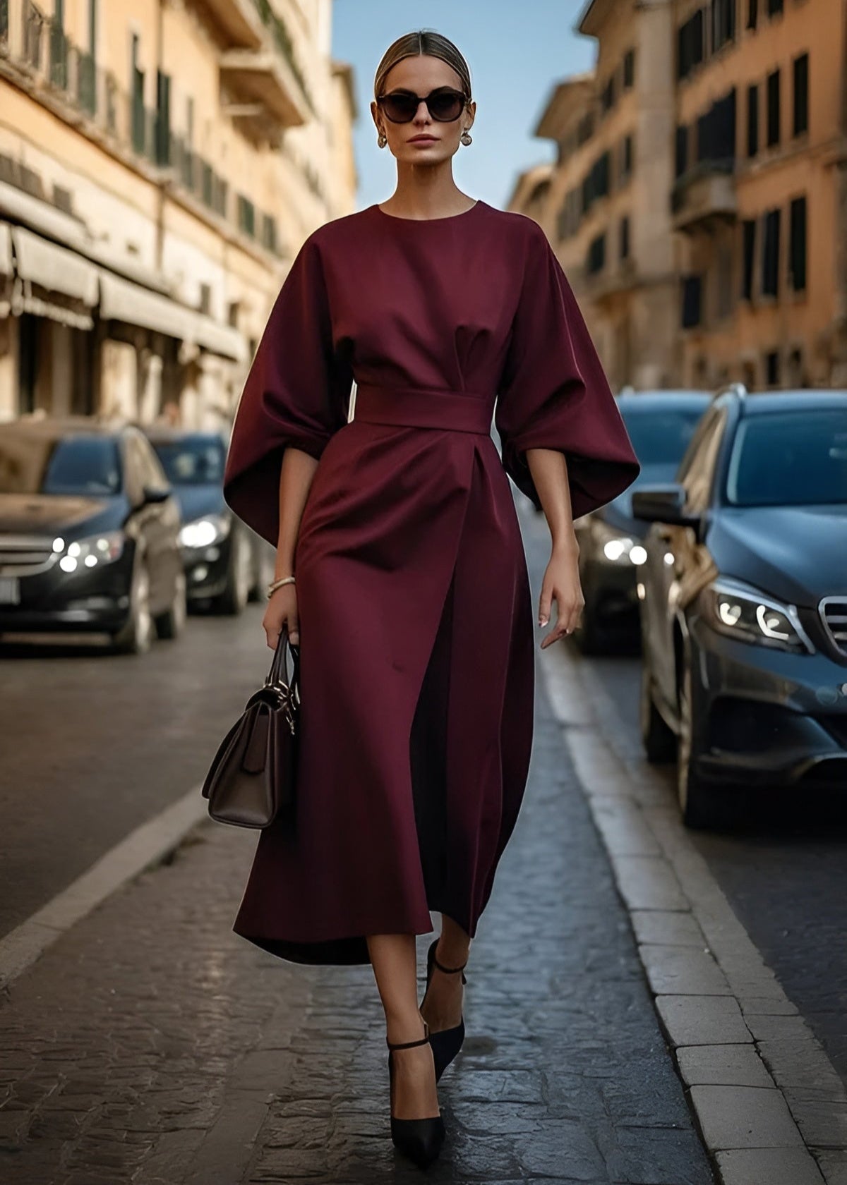Victoria™ - The Most Elegant Dress with Sleeves – Sinclair Toronto