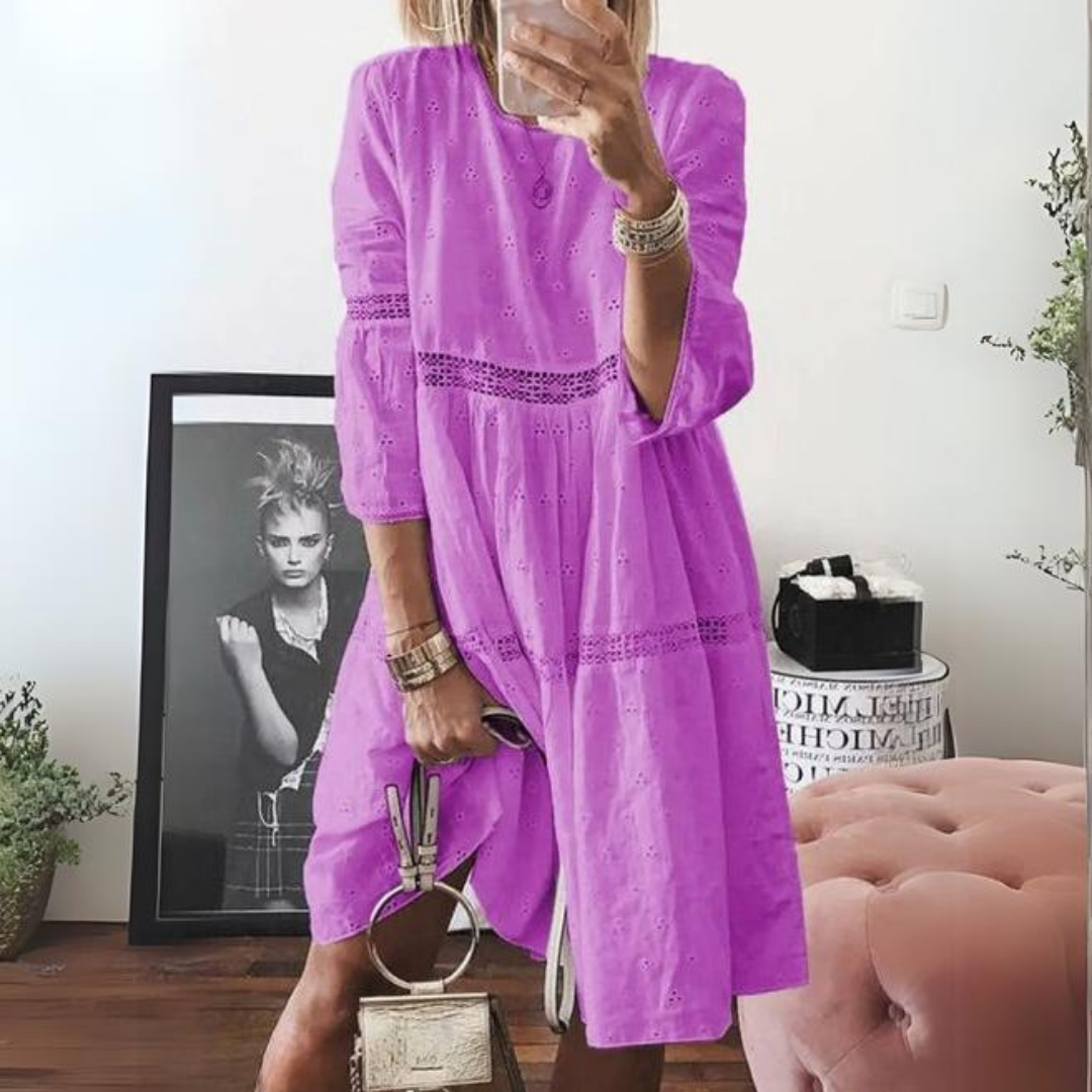 Isabella™ | Elegant Embroidered Dress – Sinclair Toronto