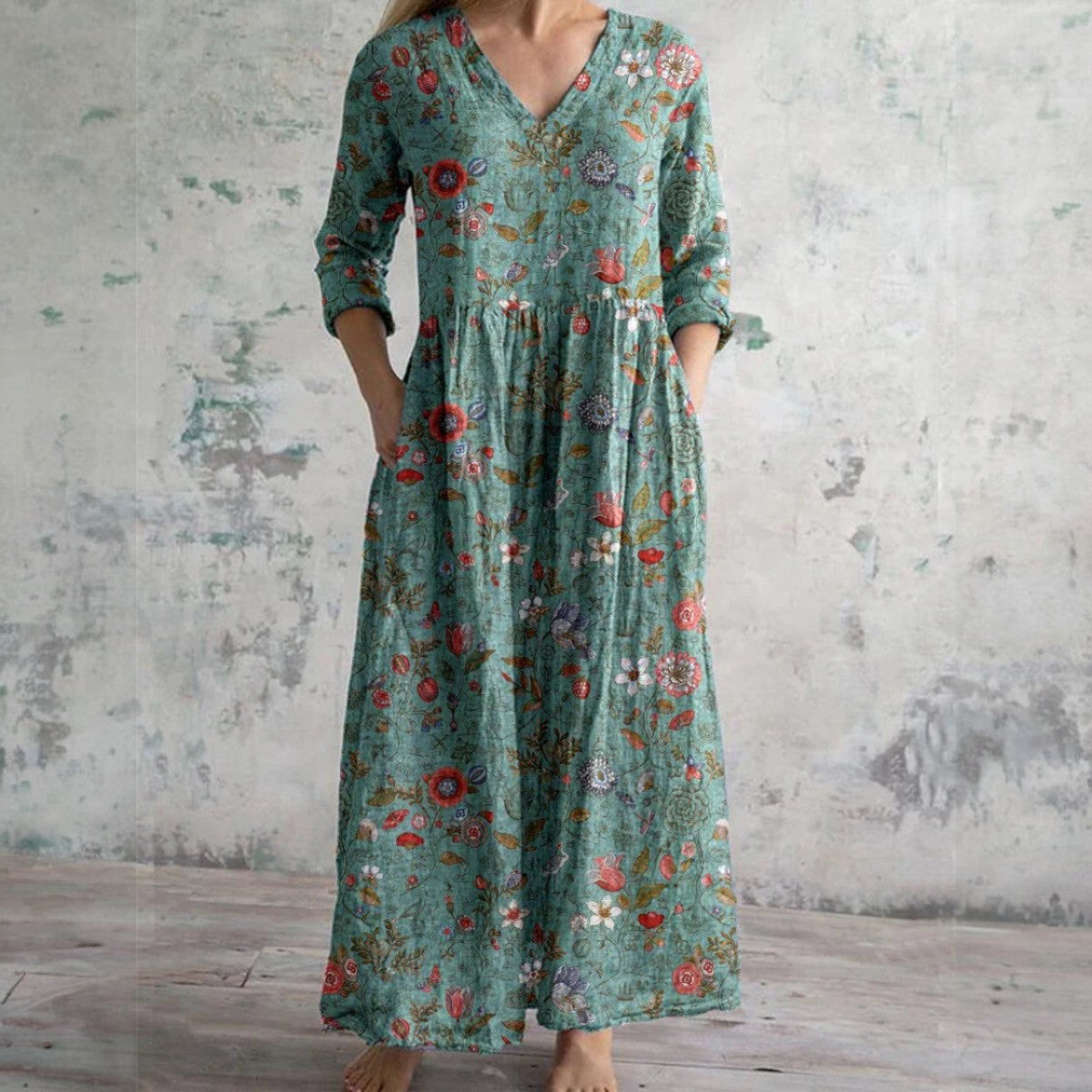 Eliana™ - Elegant Floral Dress Premium Quality – Sinclair Toronto